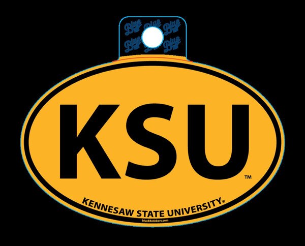 STICKER EURO STYLE BLUE 84 | KSU BOOKSTORE