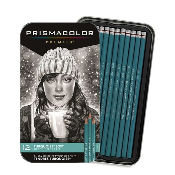 PENCIL ART SET PRISMA GRAPHITE-12 TURQ 9B-H | KSU Bookstore